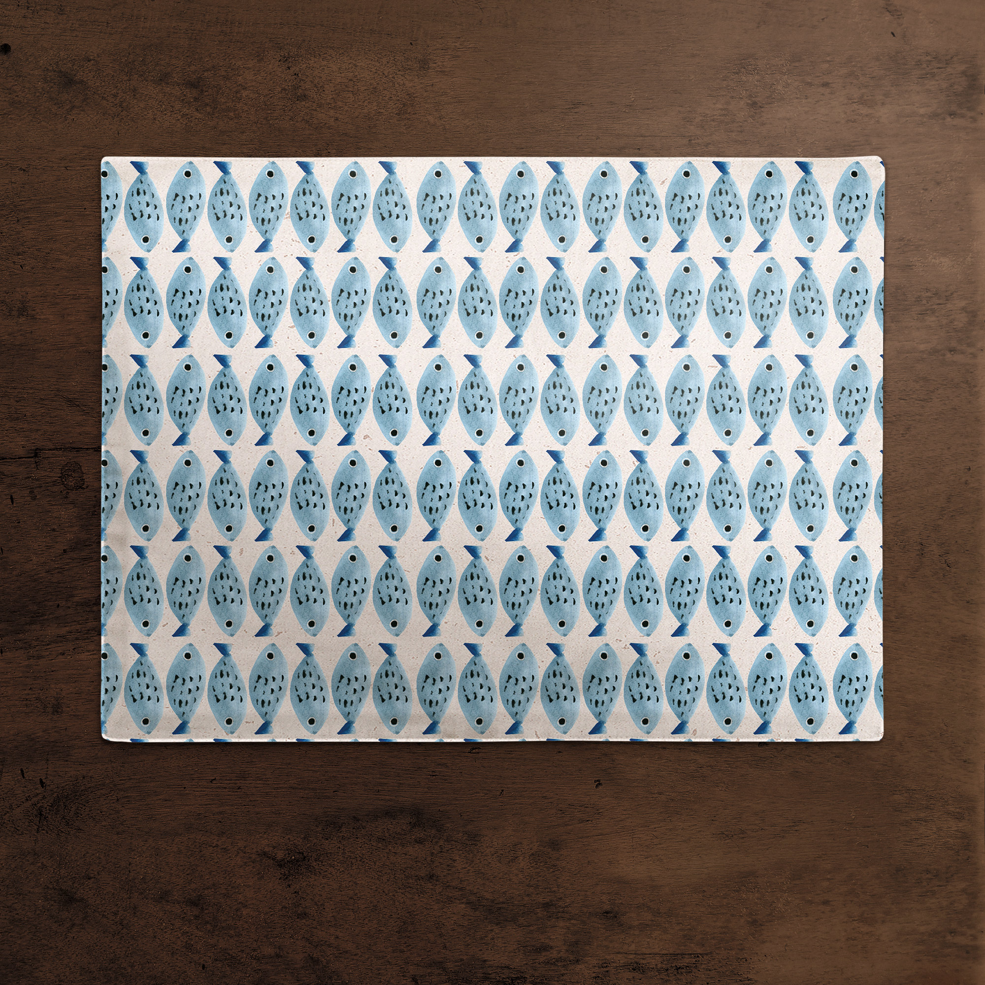 Rosecliff Heights Multi Swim Fish 4 Outdoor Placemat | Wayfair