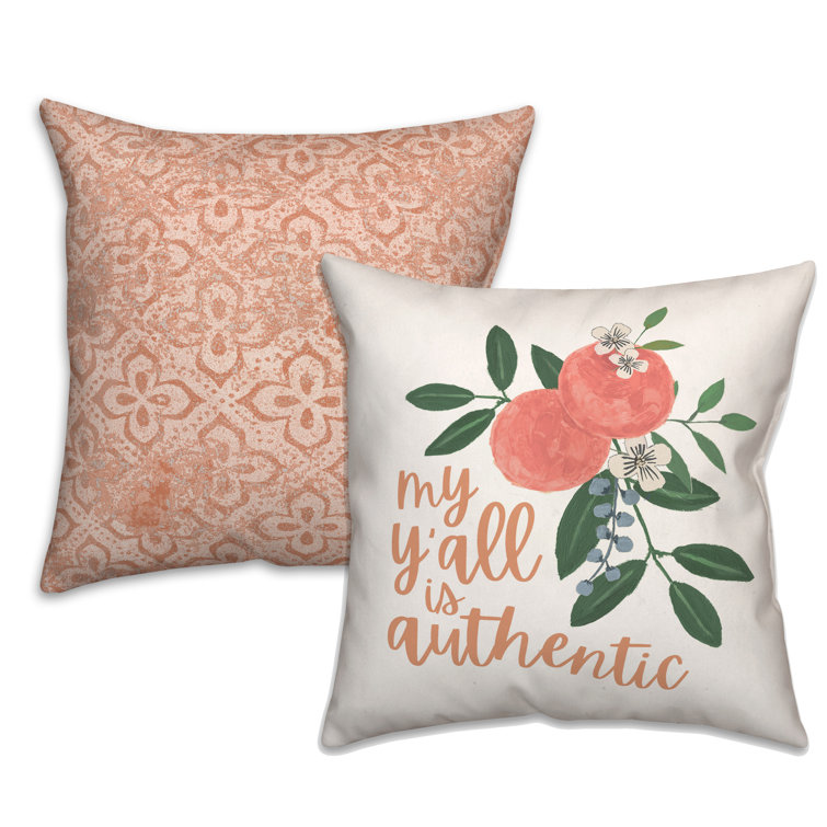 Designs Direct Creative Group Floral Polyester Pillow Cover | Wayfair