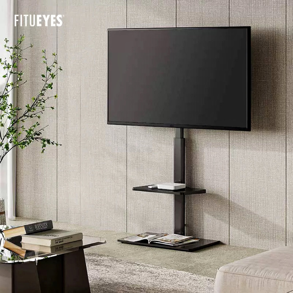 Fitueyes Single Screen Floor Stand Mount & Reviews | Wayfair