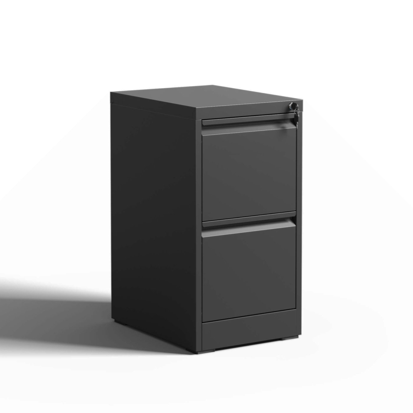 Inbox Zero Metal Vertical File Cabinet With Lock Office Home Steel ...
