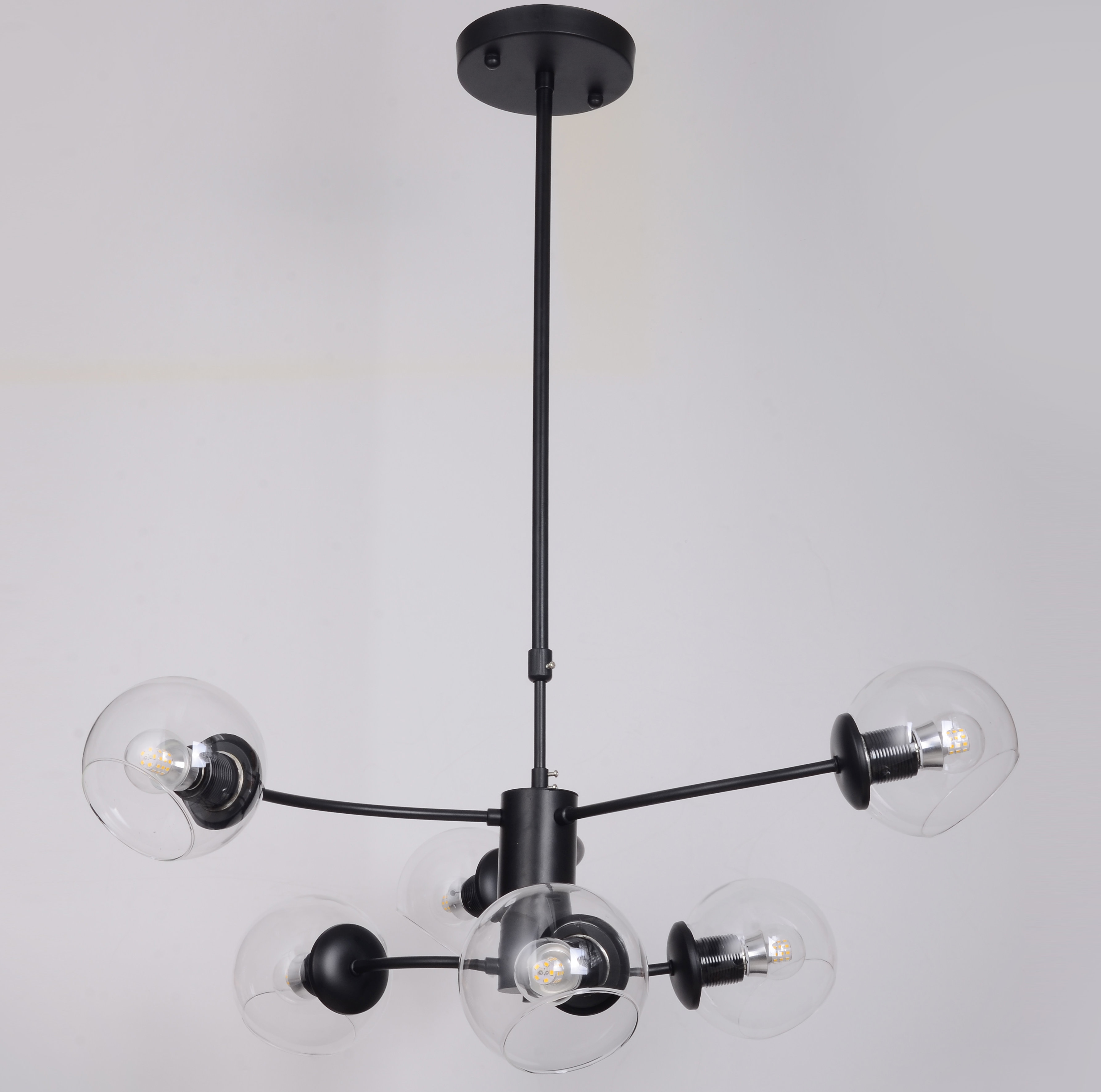 Ivy Bronx Preesall Collection 35X34 6 Lights In Black Colour - Wayfair ...