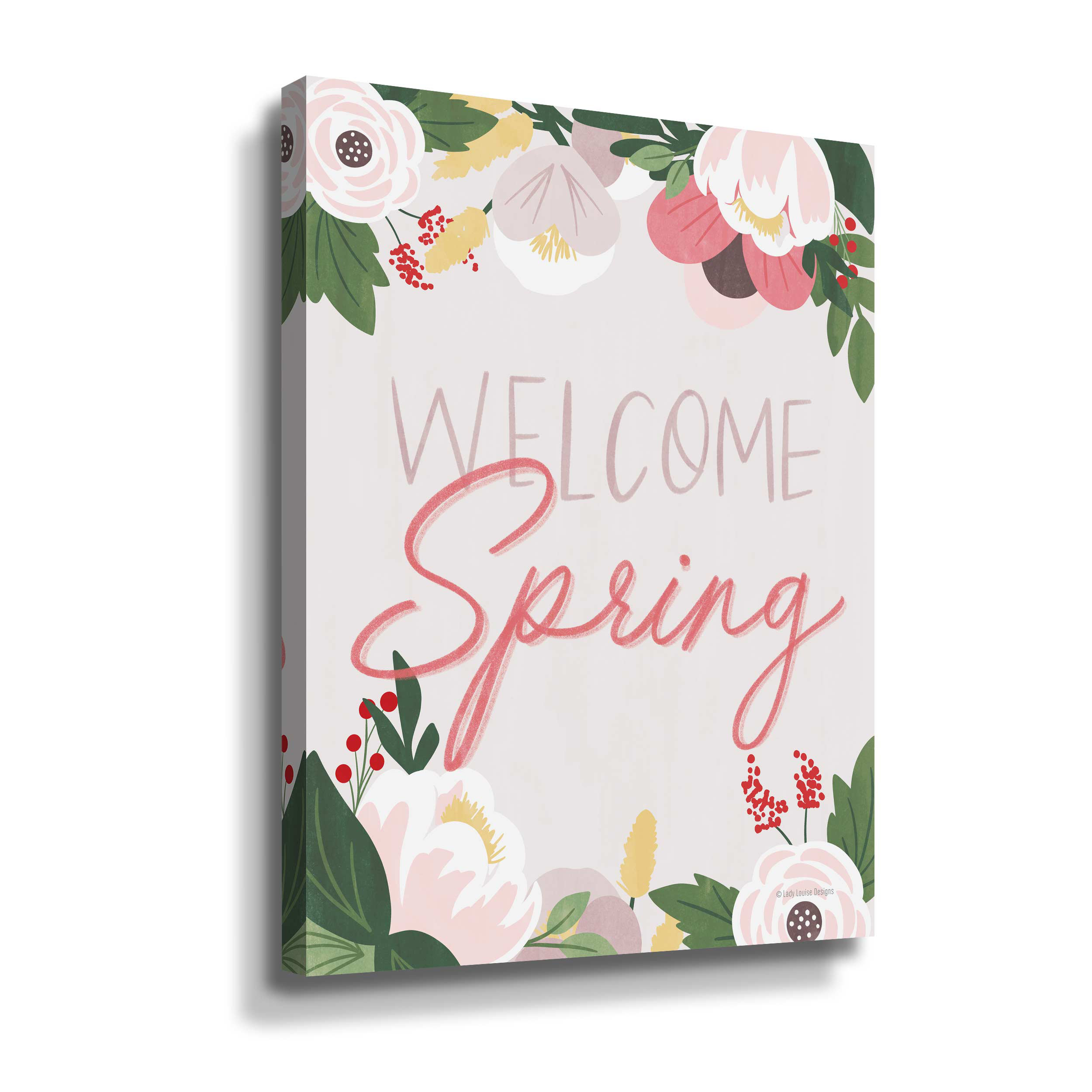 ArtWall Welcome Spring - Wrapped Canvas Painting | Wayfair