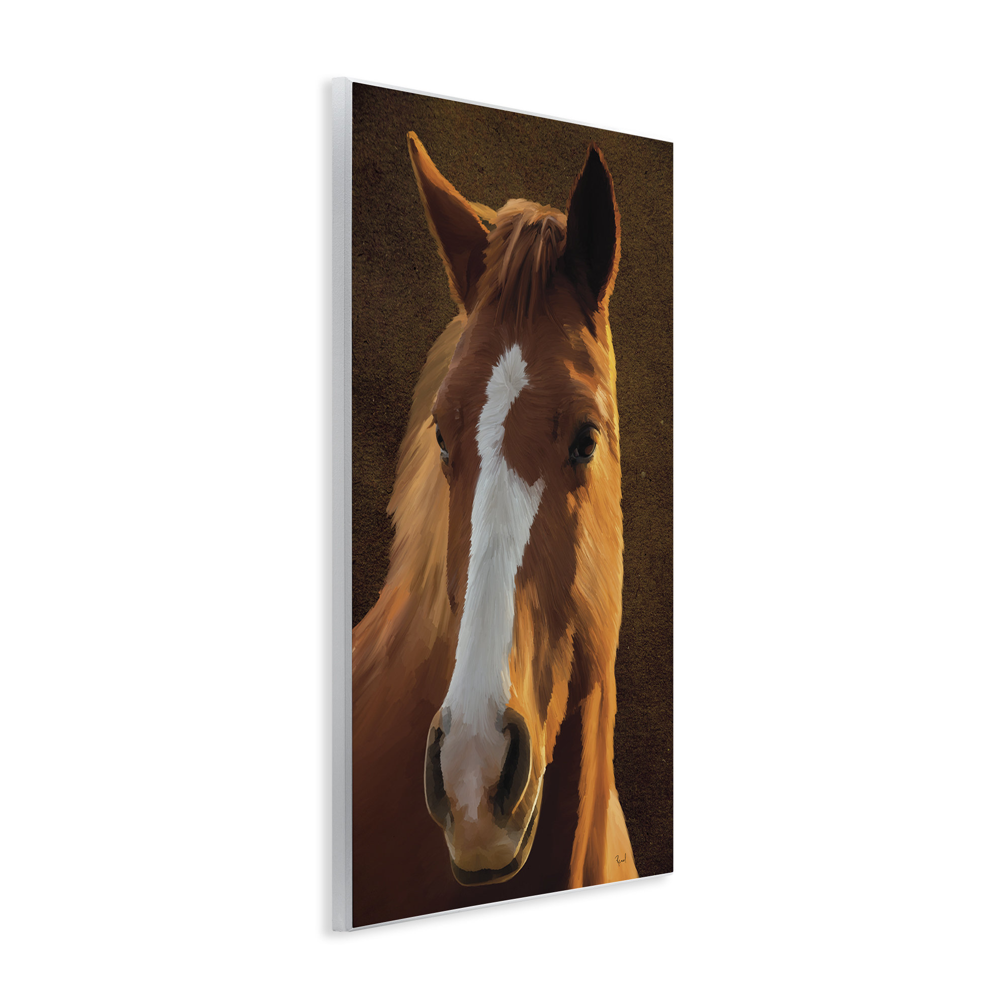 Union Rustic Bella Brown Horse Face Wall Plaque Art by Renel Peters ...