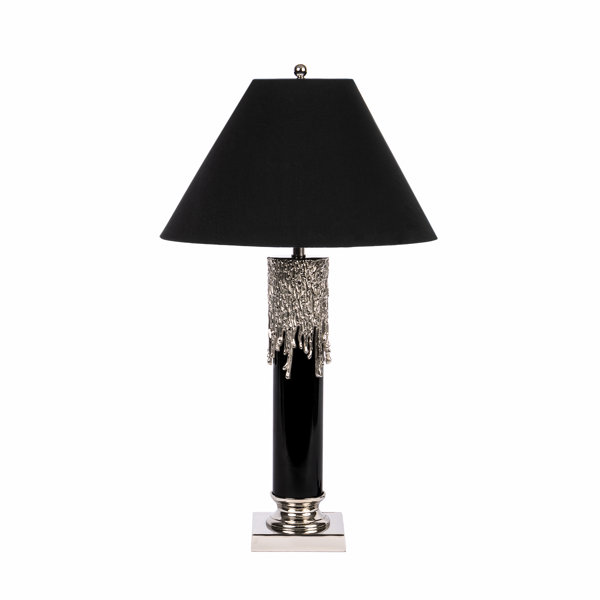 Mercer41 Melted Candle Cylinder Base Table Lamp | Wayfair