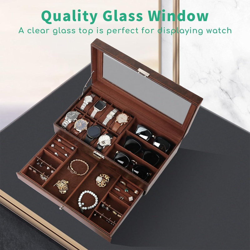 17 Stories Watch Box + Drawers | Wayfair