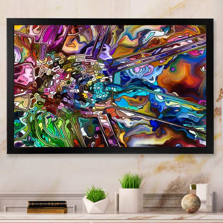 Wrought Studio Vibrant Division Of Liquid Art - on - Wayfair Canada