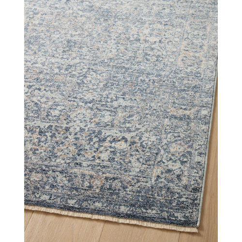 Angela Rose x Loloi Blake Denim / Taupe Area Rug & Reviews | Wayfair
