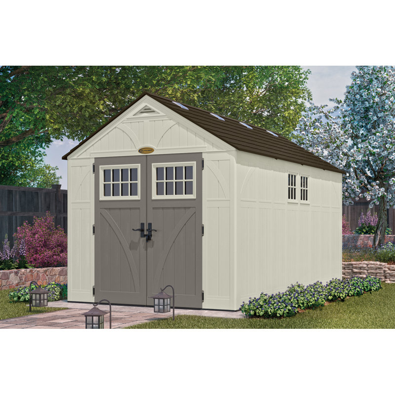 Suncast Tremont 8 ft. W x 13 ft. D Plastic Storage Shed & Reviews | Wayfair