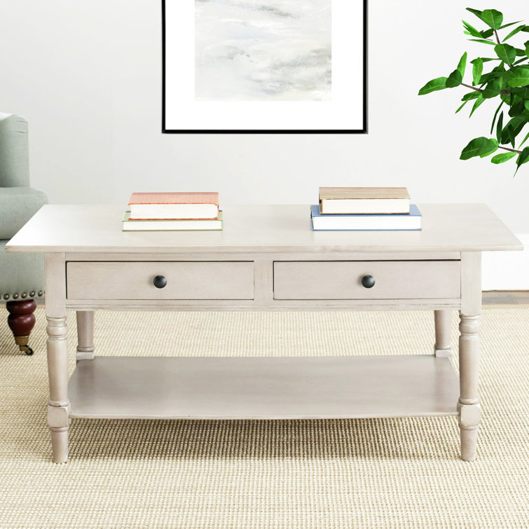 Fleur De Lis Living Camilla 4 Legs Coffee Table with Storage | Wayfair ...