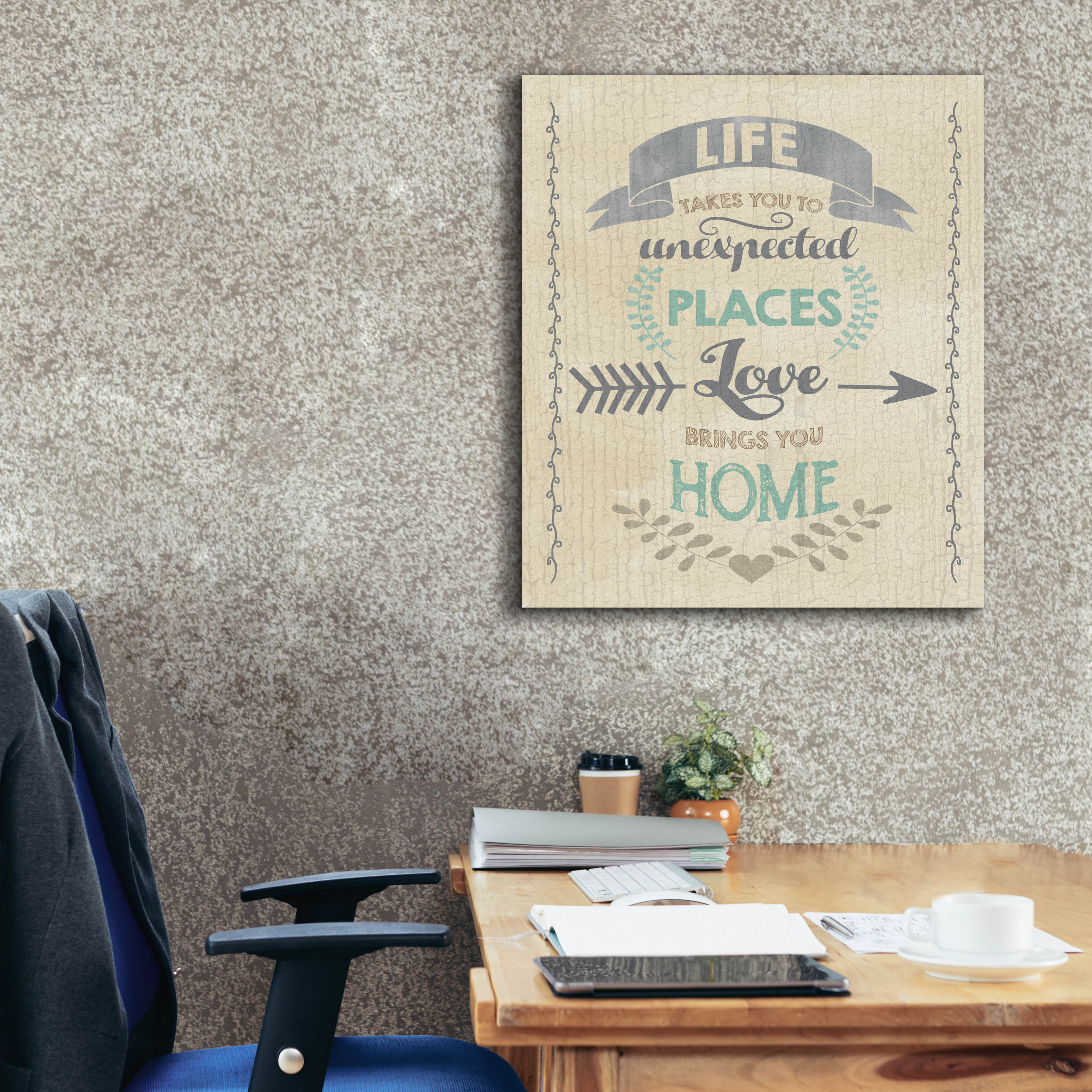 Trinx 'Life 2' by Erin Clark Canvas Wall Art | Wayfair