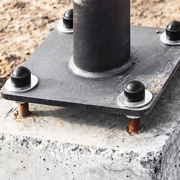 Sidco Supply Weldable Square Steel Metal Baseplate A36 Heavy Duty ...