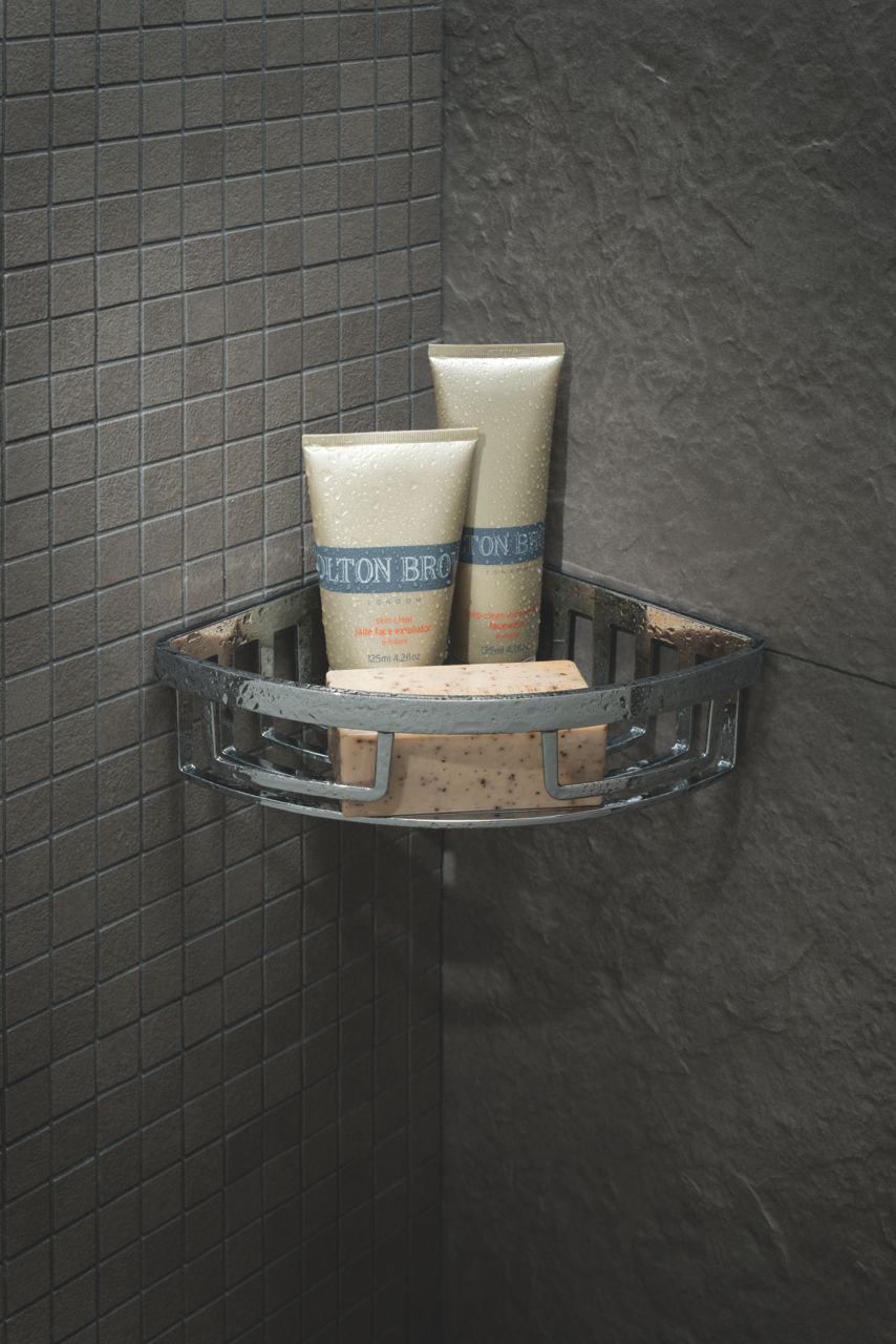 VADO Brass Wall Mounted Shower Basket | Wayfair