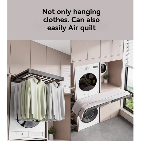 Thrones Designs Aluminum Alloy Retractable Clothes Rack For Balcony ...