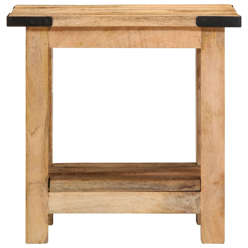 Union Rustic Side Table 15.7"X11.8"X15.7" Solid Rough Wood Mango | Wayfair