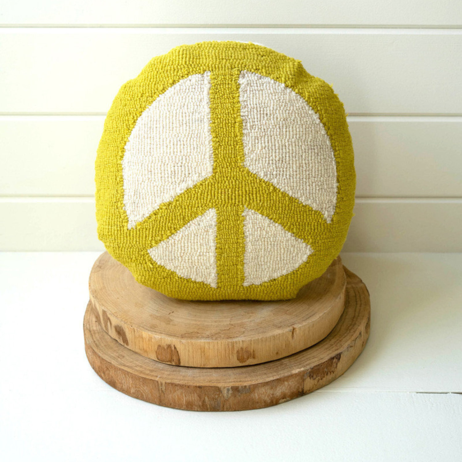 Kalalou Wool Blend Throw Circular Pillow Cover & Insert | Wayfair