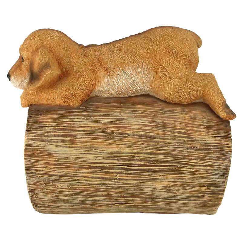 Design Toscano Gutter Guardians Golden Retriever Puppy Dog Downspout ...