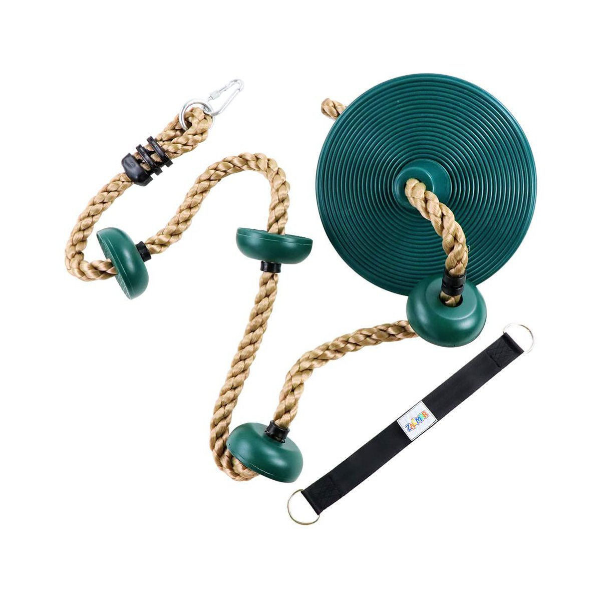 goodwish Disc Swings Seat Swing Set With Platform Green (mounting ...