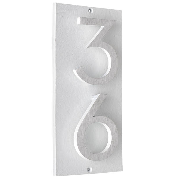 Montague Metal Products 12'' H Metal House Number & Reviews | Wayfair