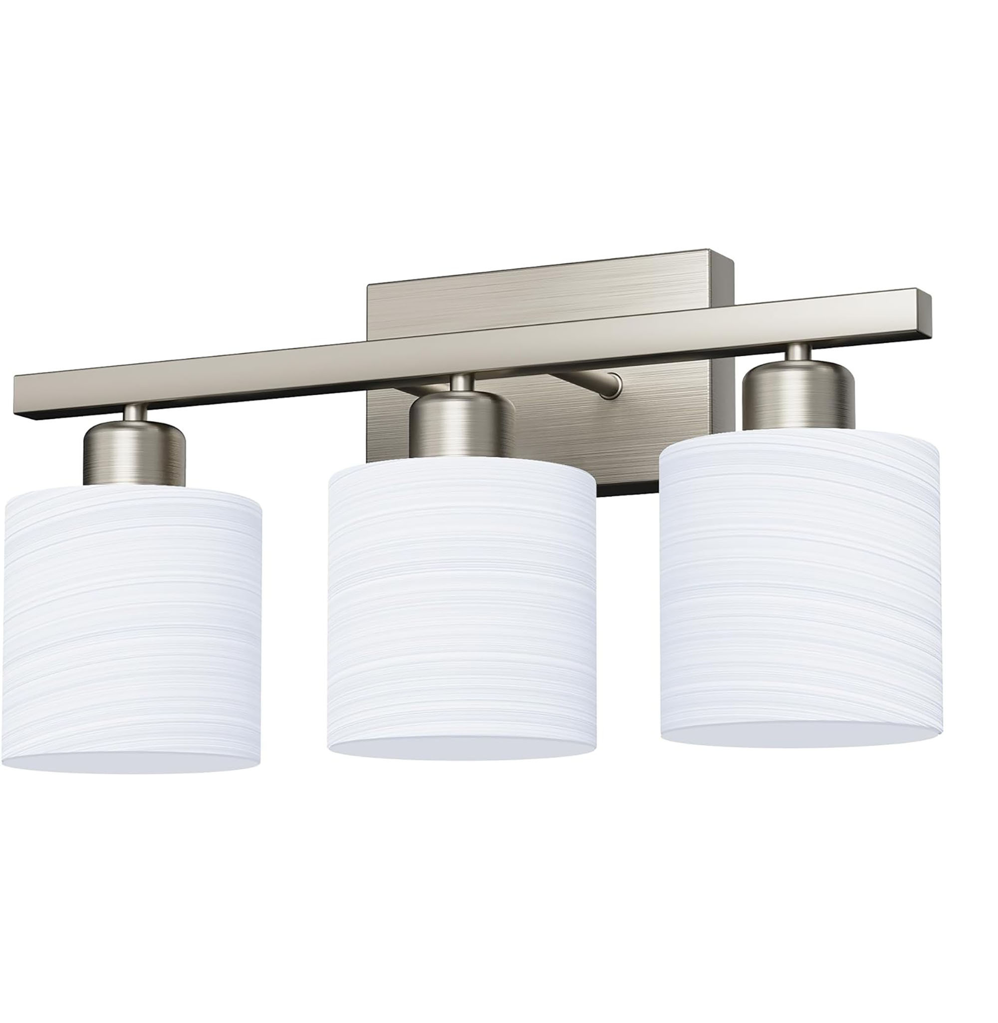 Brayden Studio® Bathroom Lighting Fixtures Over Mirror, Textured ...