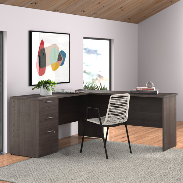 Wade Logan® Barra L-Shaped Writing Desk & Reviews - Wayfair Canada