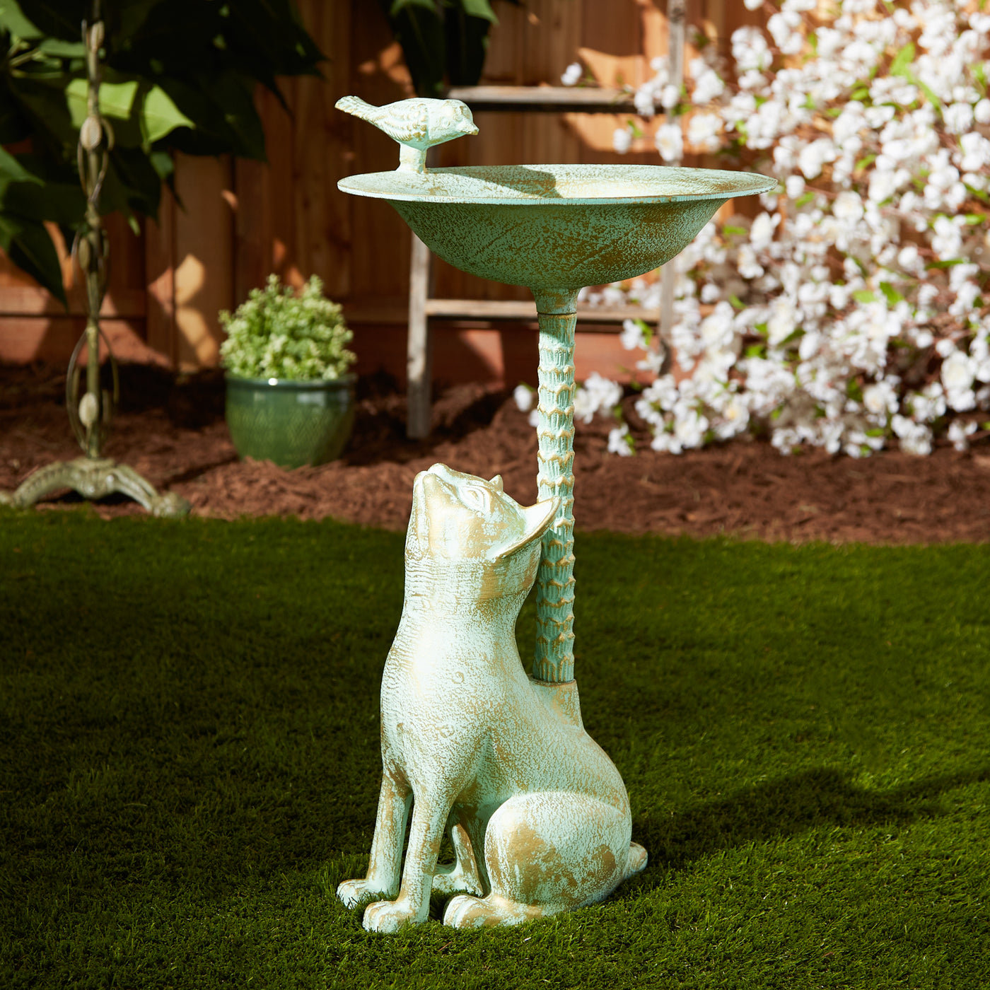 Ophelia & Co. CAT BIRDBATH - Wayfair Canada