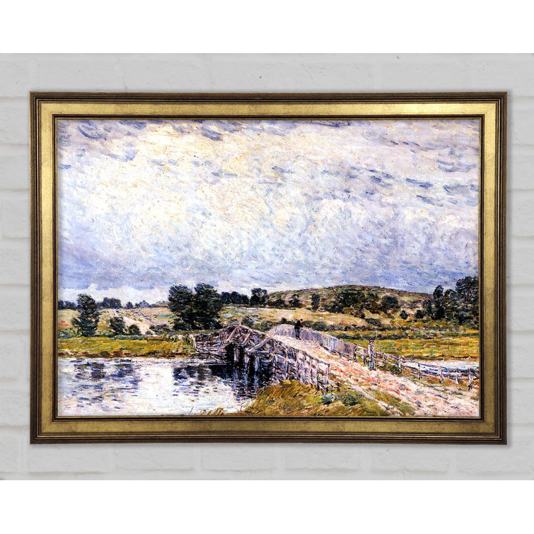 Rosalind Wheeler Hassam The Bridge From Old Lyme - Single Picture Frame ...