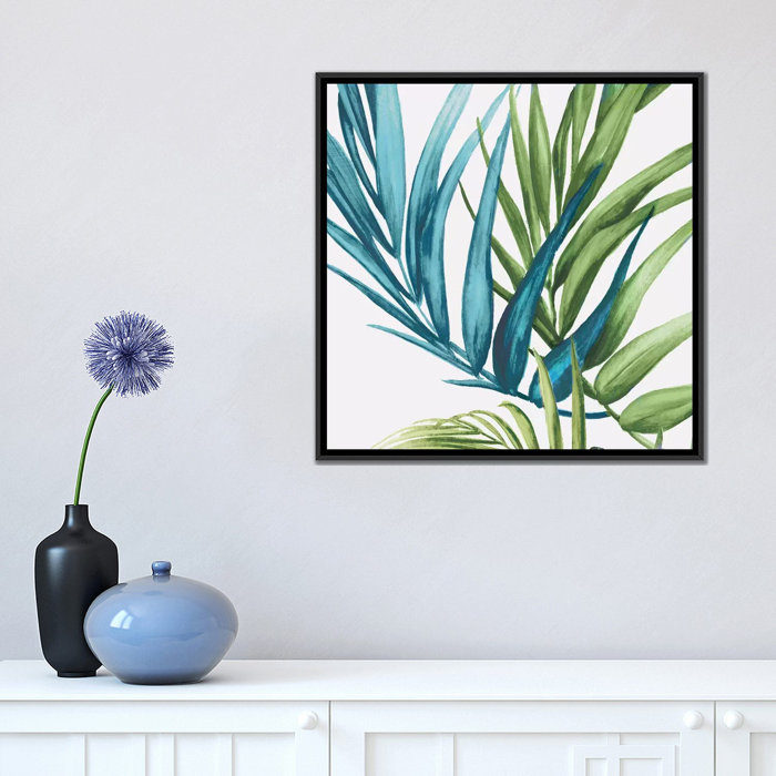 Bless international Palm Leaves IV by Eva Watts Print | Wayfair