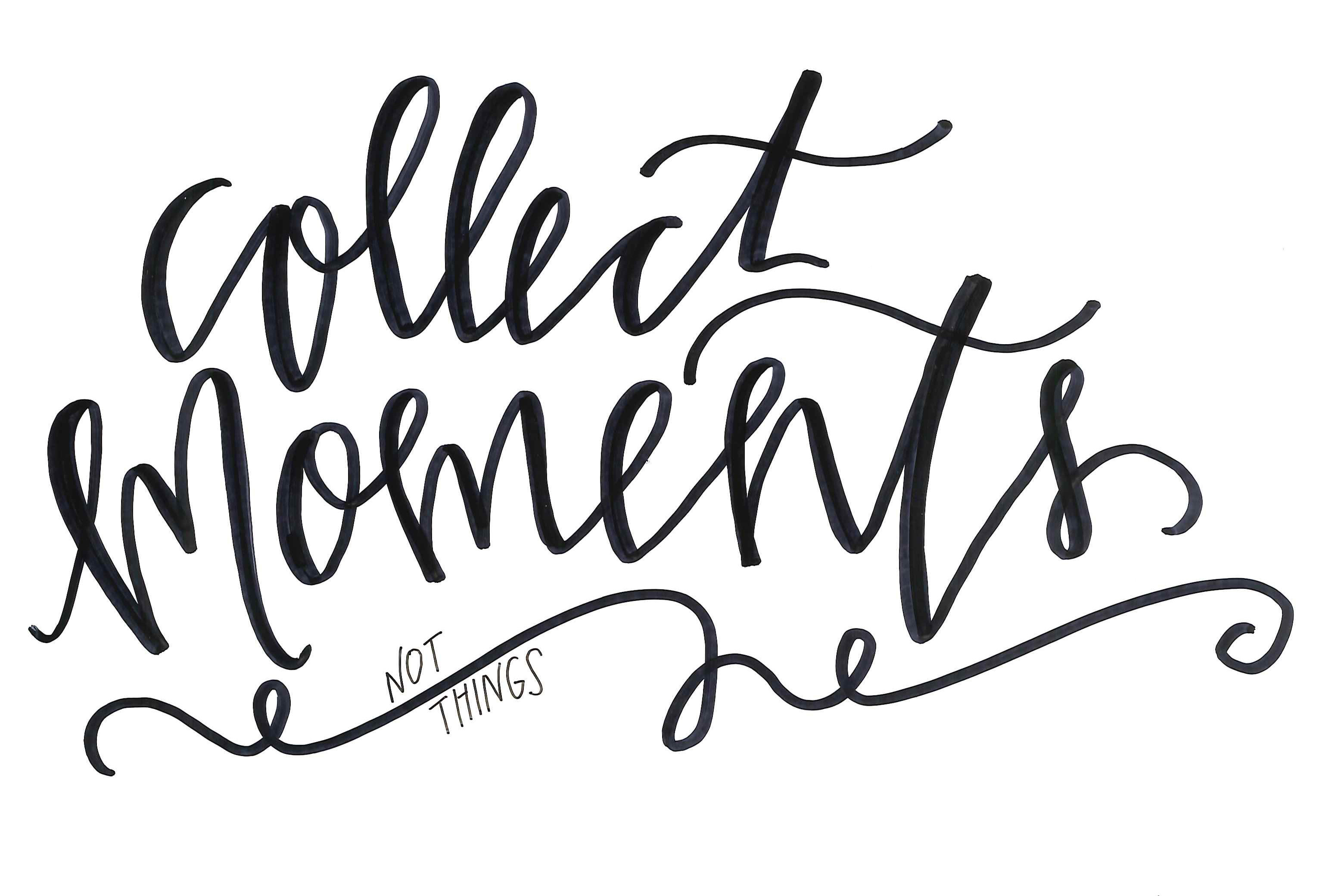 Trinx Collect Moments Script - Wrapped Canvas Textual Art | Wayfair