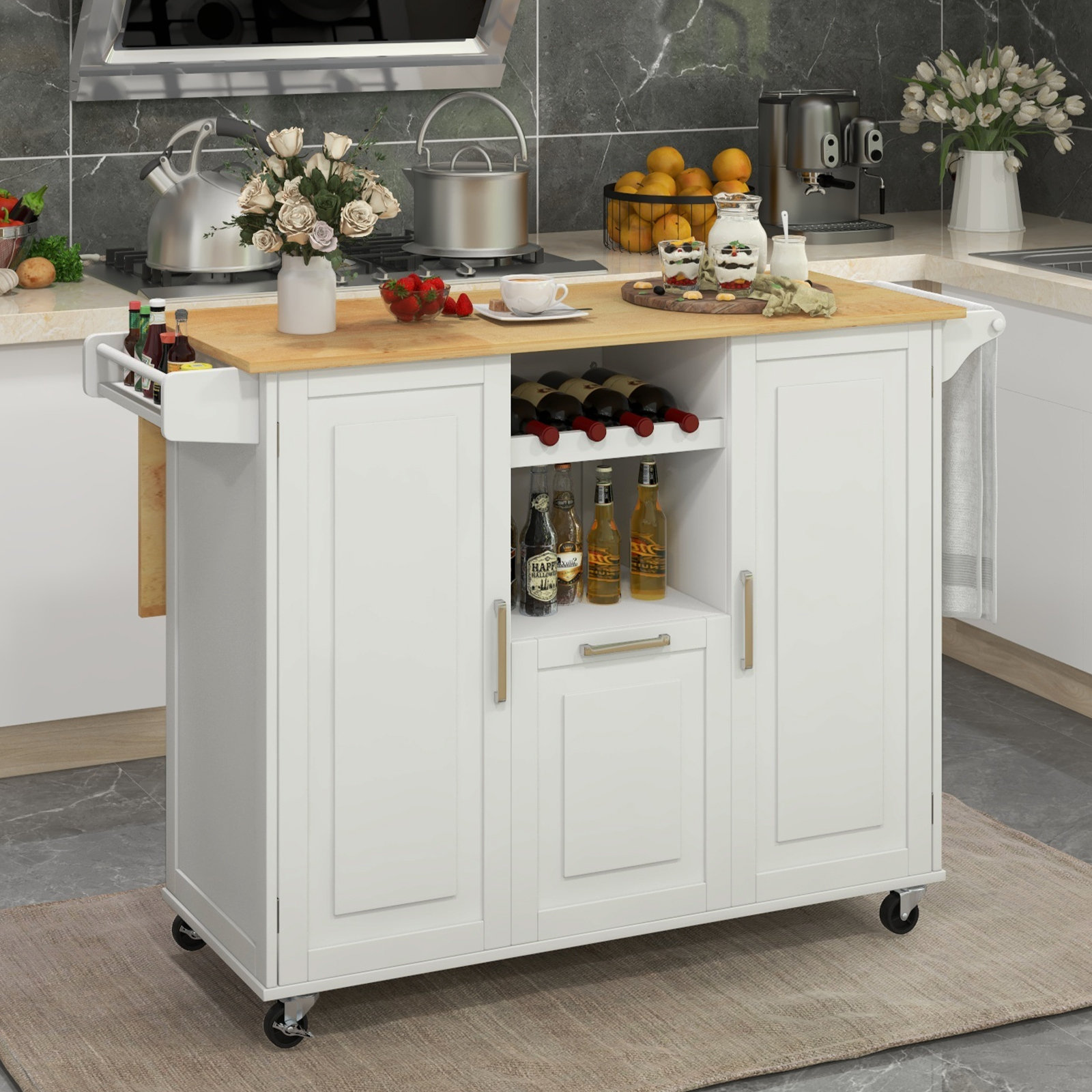 Lark Manor Ritums Kitchen Island - Wayfair Canada