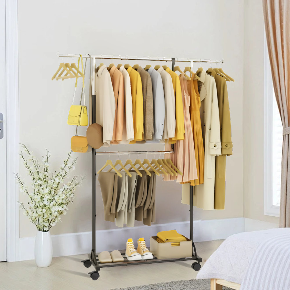 Rebrilliant Multifunctional Clothing Rack | Wayfair