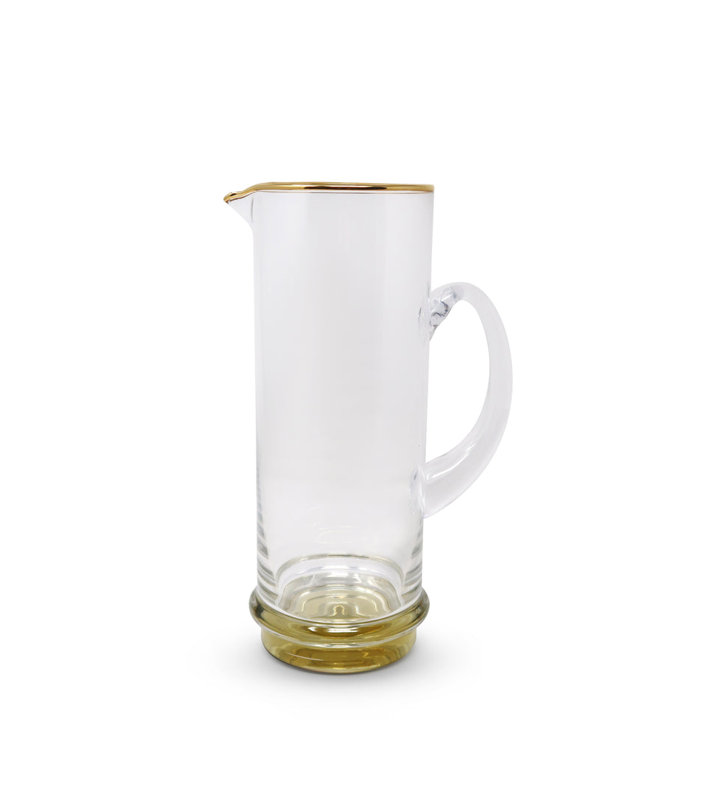 Mercer41 Pitcher with Gold Base and Rim | Wayfair