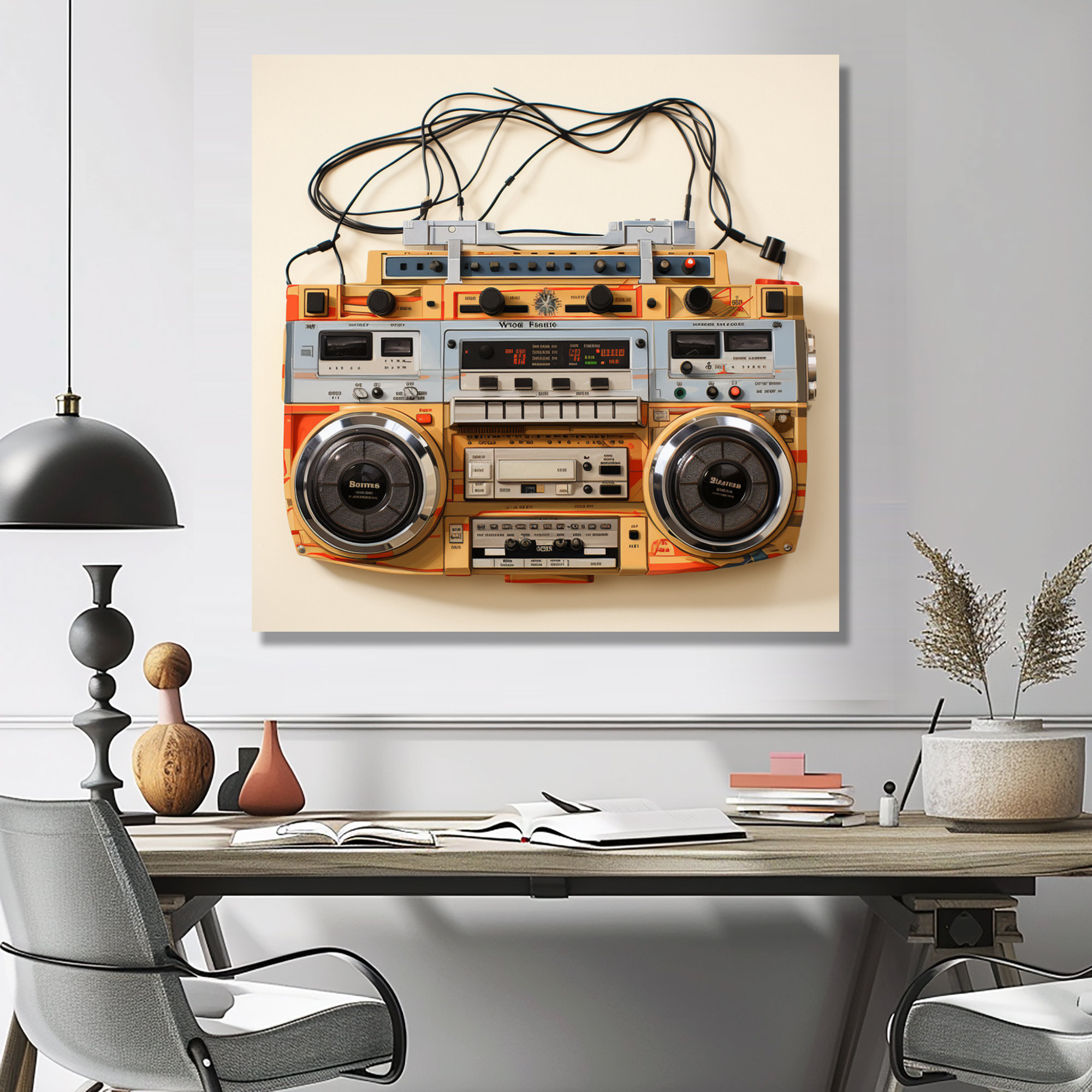 Design Art Vintage Radio Beautiful Memories - Turntables & Boom Boxes ...