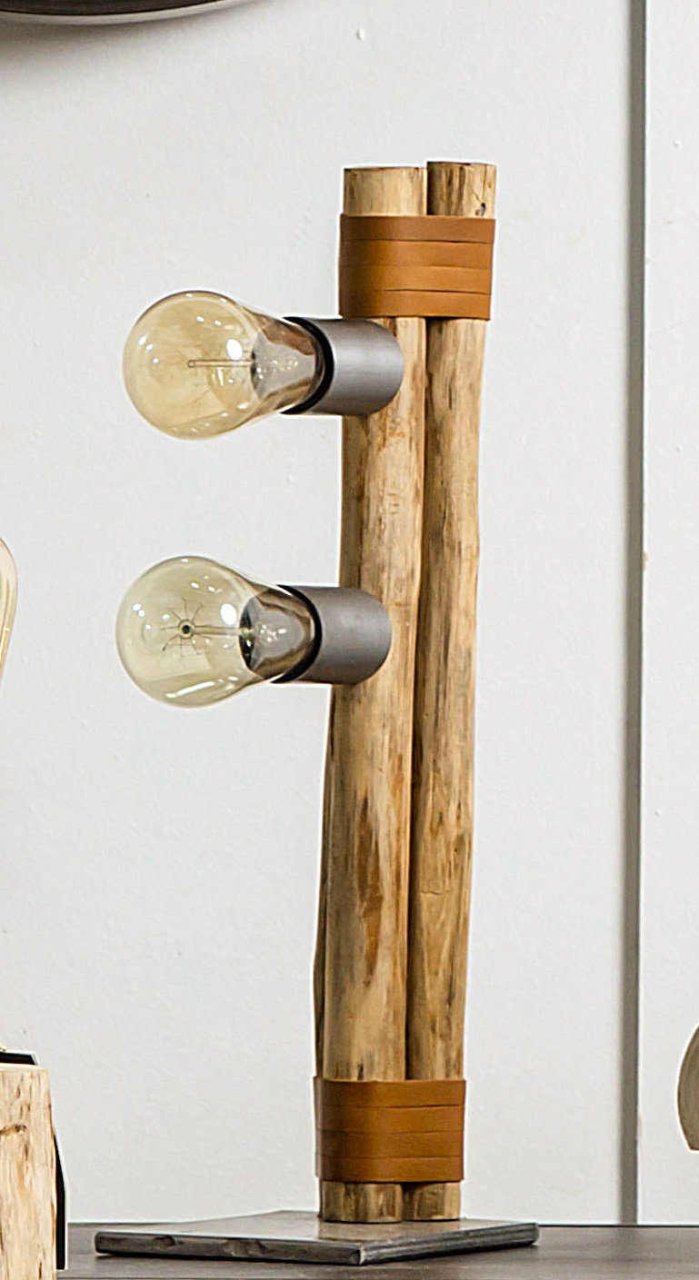 Loon Peak® Uyen Solid Wood Desk Lamp | Wayfair