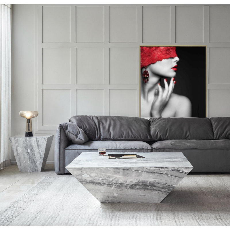 Orren Ellis Ellery block coffee table | Wayfair