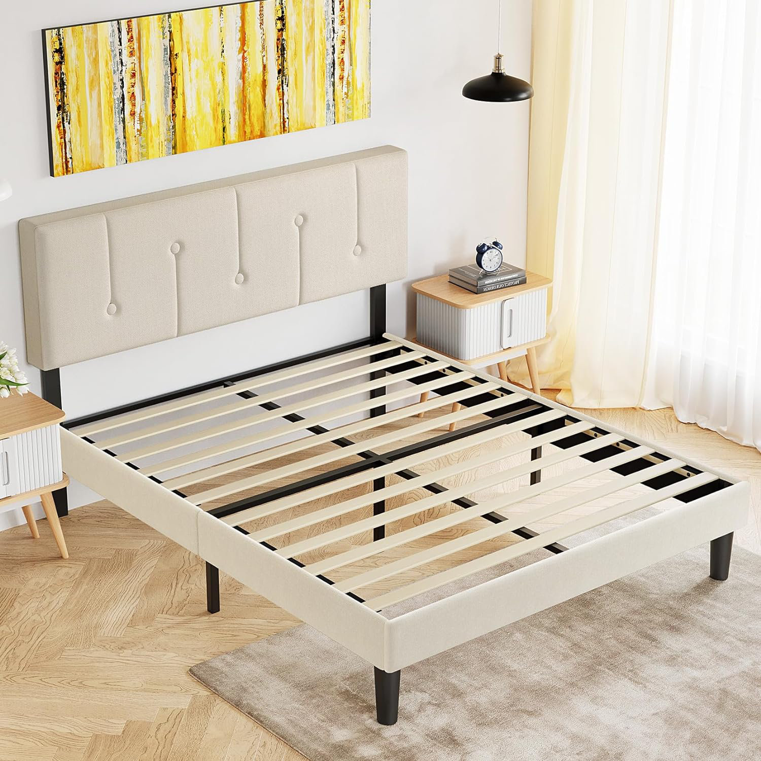 Ebern Designs Marcail Upholstered Platform Bed | Wayfair