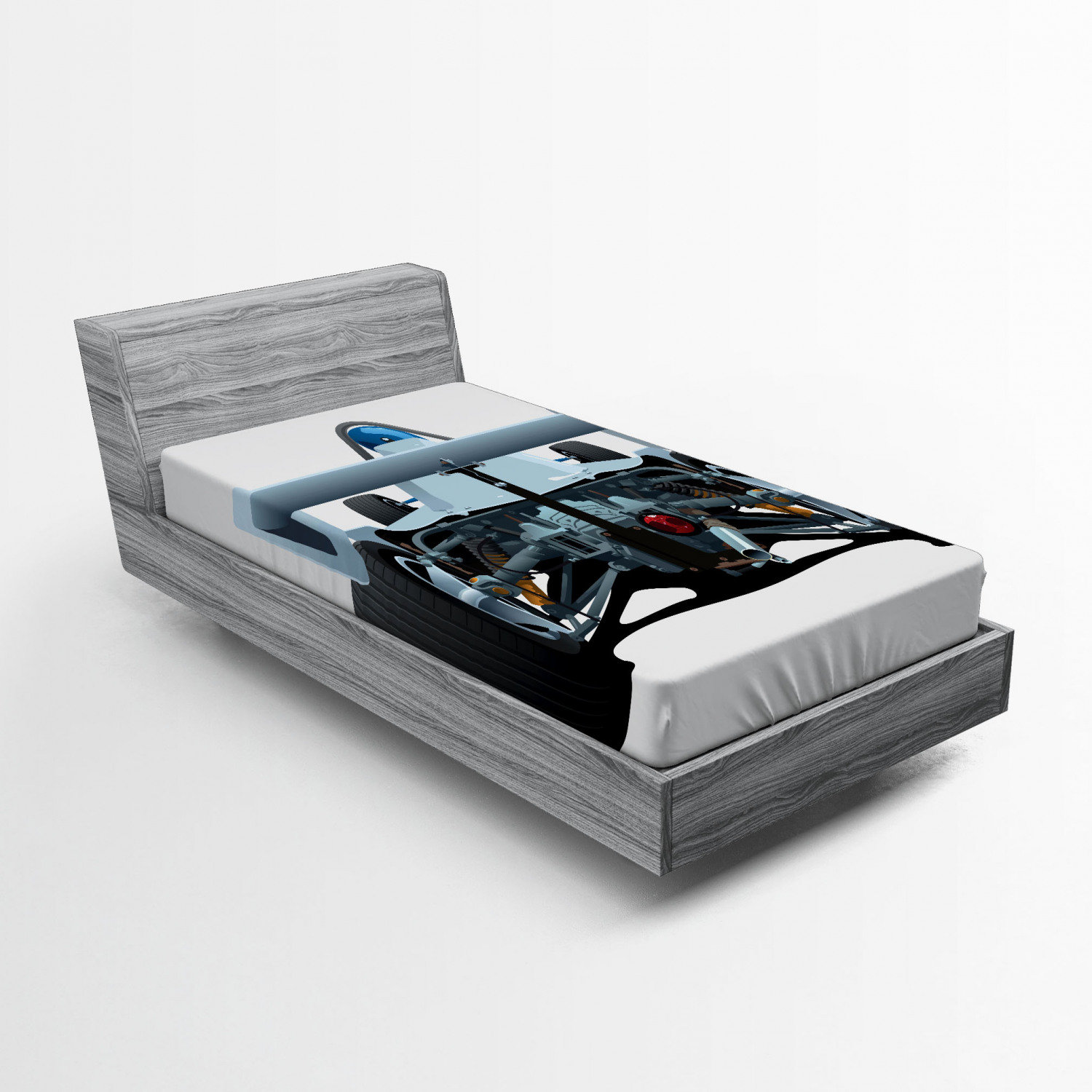 Ambesonne Cars Fitted Sheet | Wayfair