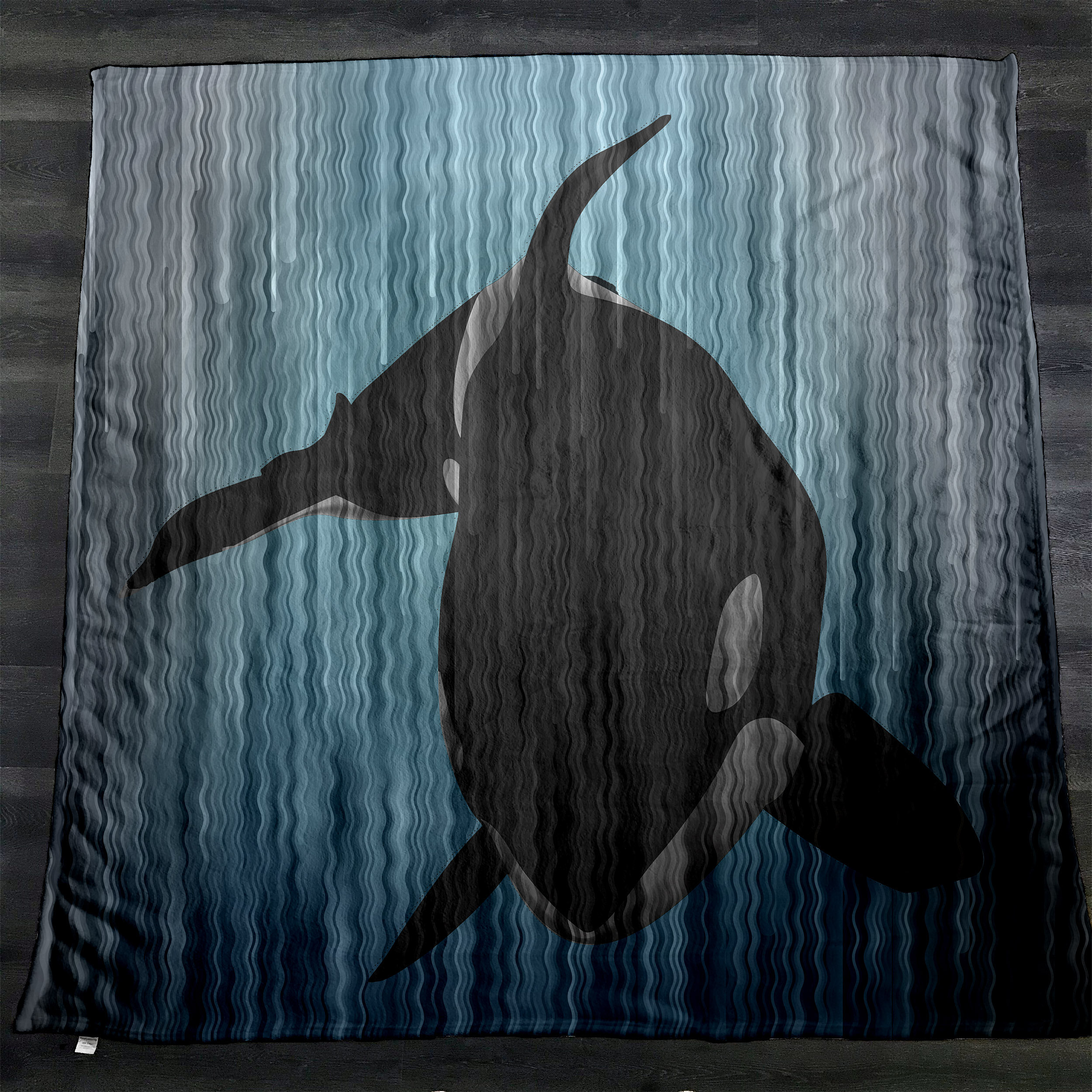 Deja Blue Studios Killer Whale Throw | Wayfair