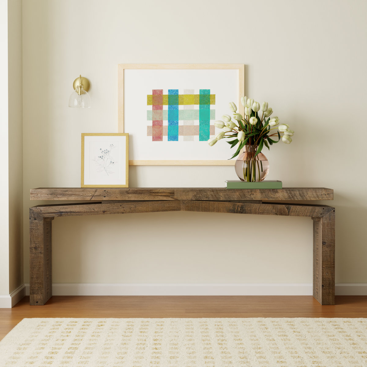 Birch Lane™ Henn Solid Wood Console Table & Reviews | Wayfair