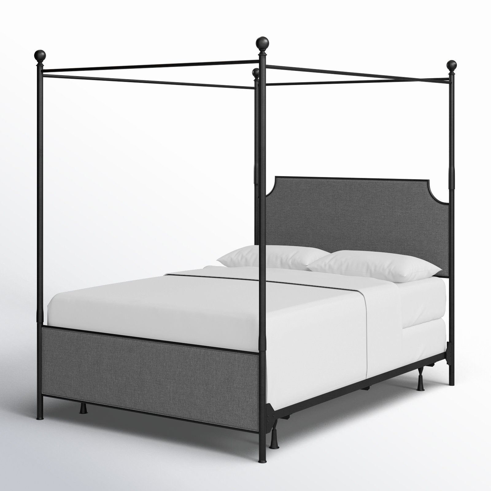 Lark Manor™ Aasif Low Profile Canopy Bed & Reviews | Wayfair