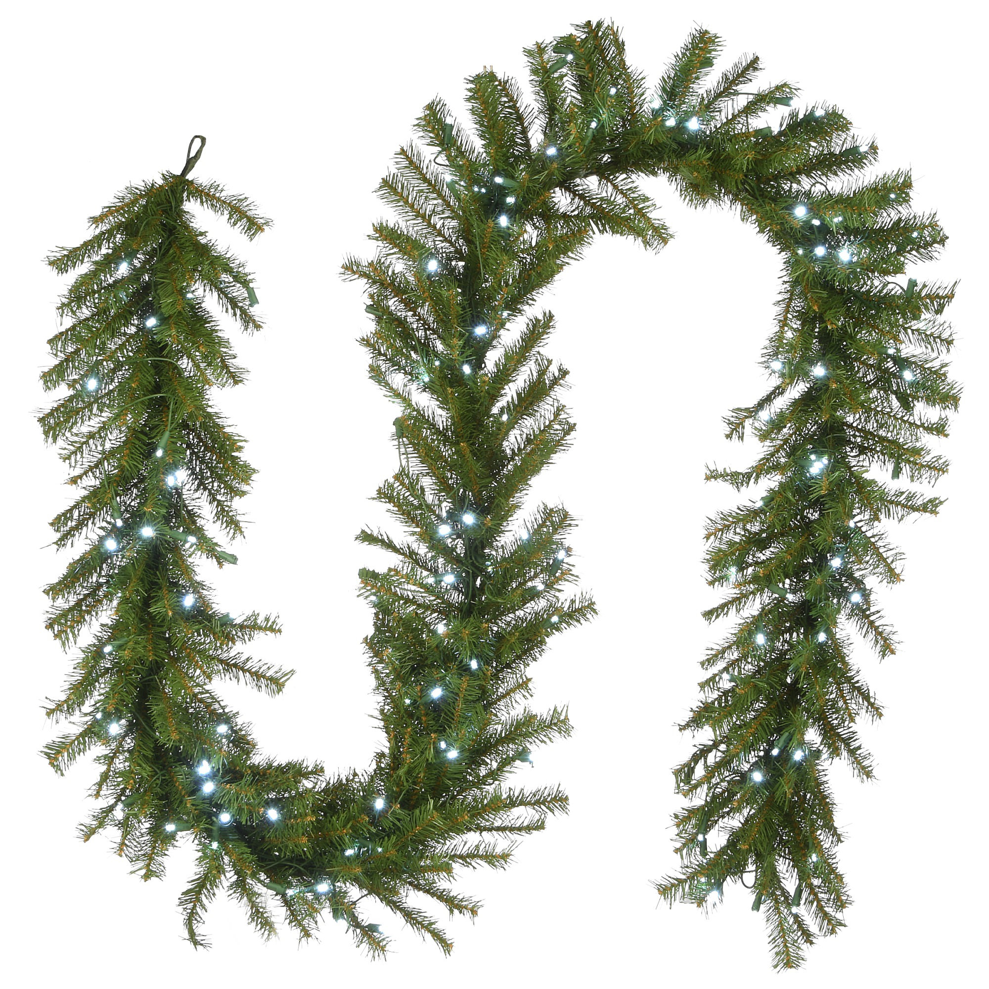 National Tree Company 12'' in. Lighted Faux Fir Garland | Wayfair