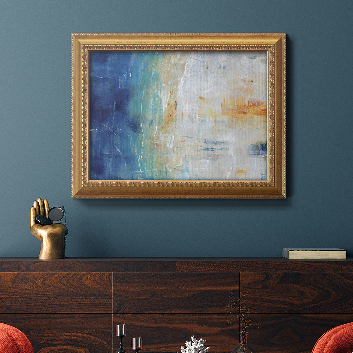 Orren Ellis Blue Grotto II Premium Framed Canvas- Ready To Hang | Wayfair