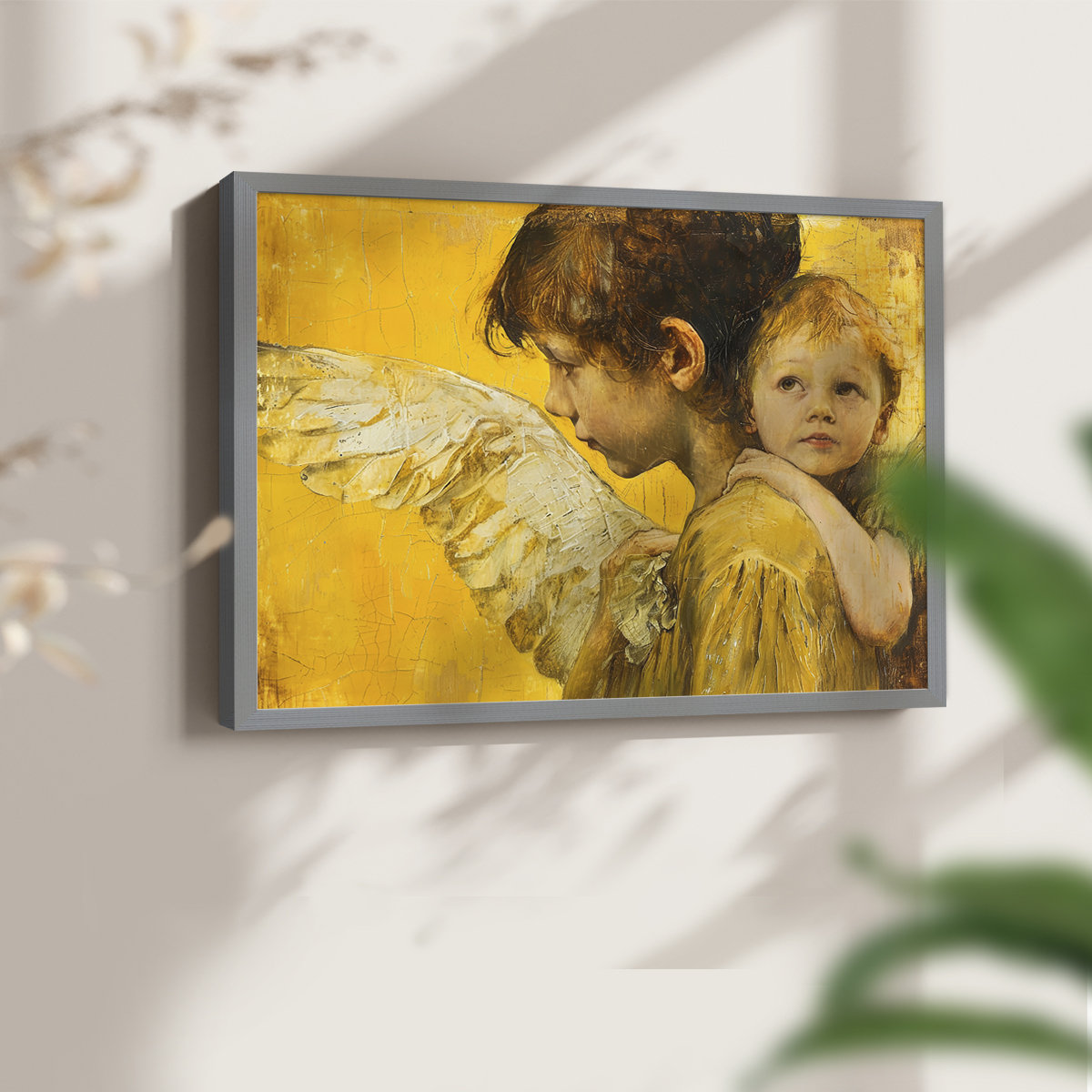 The Holiday Aisle® Angels From Above-CIII -Framed Print - Restickable ...