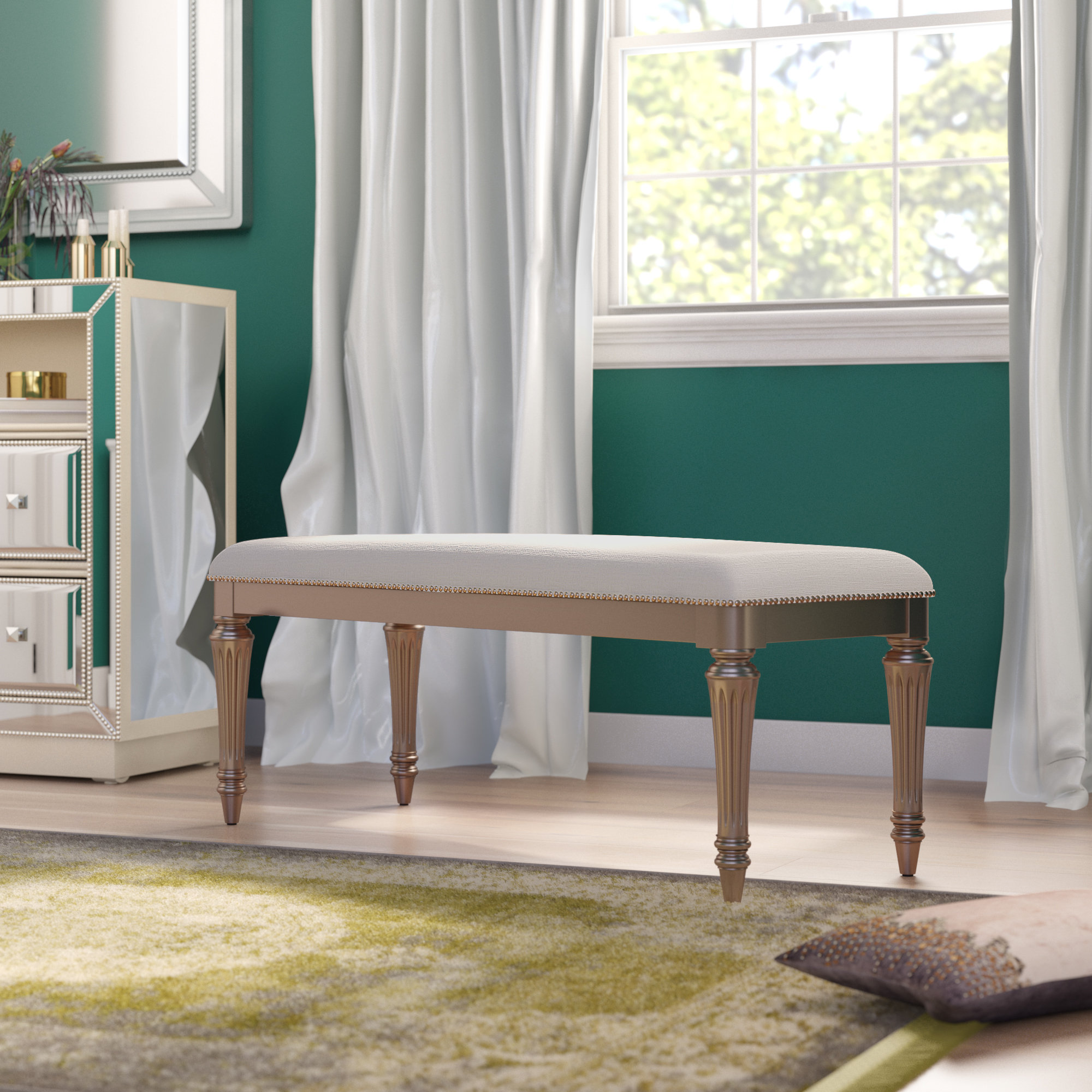 World Menagerie Downs Bench & Reviews | Wayfair