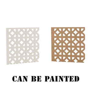 Outwater 72" x 24" Fret Work Wall Panels Wall Paneling in Satin | Wayfair