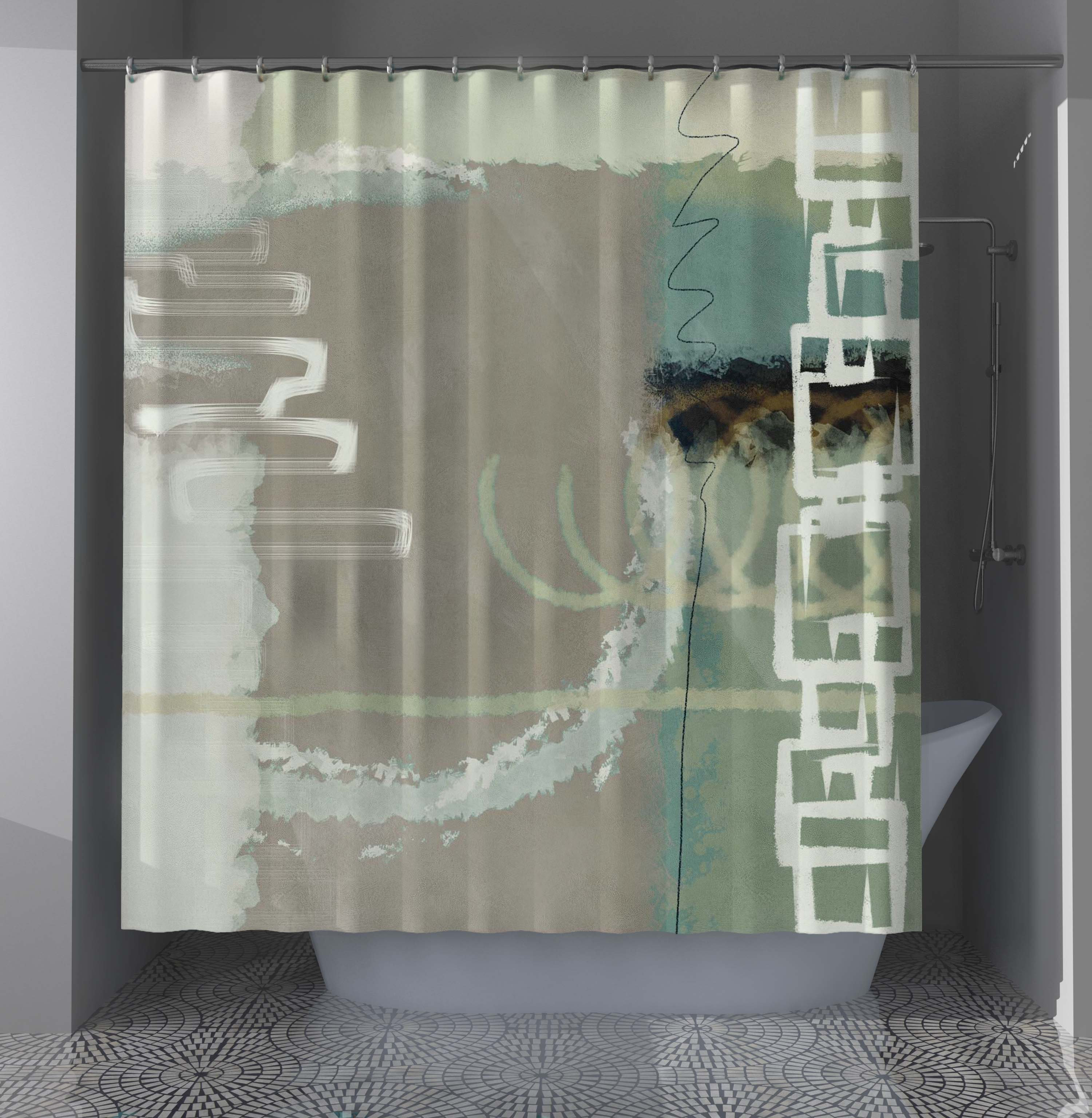 East Urban Home U Outrageous Designer Shower Curtain | Wayfair