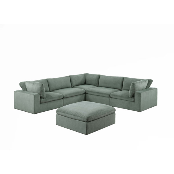 Latitude Run® 6Pc Modular Sectional Set | Wayfair