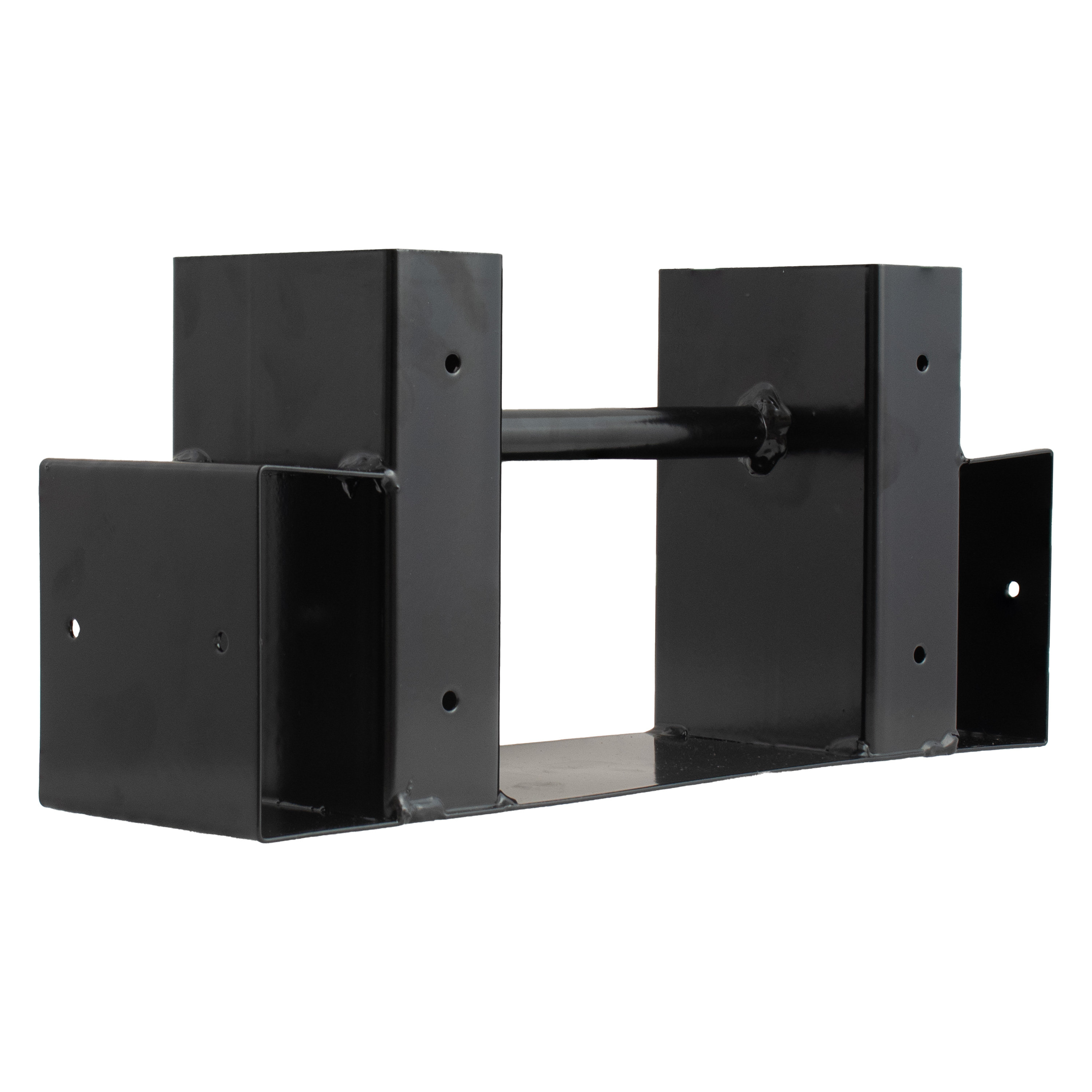 Arlmont & Co. Lightweight Adjustable Steel Log Brackets - Set of 2 ...