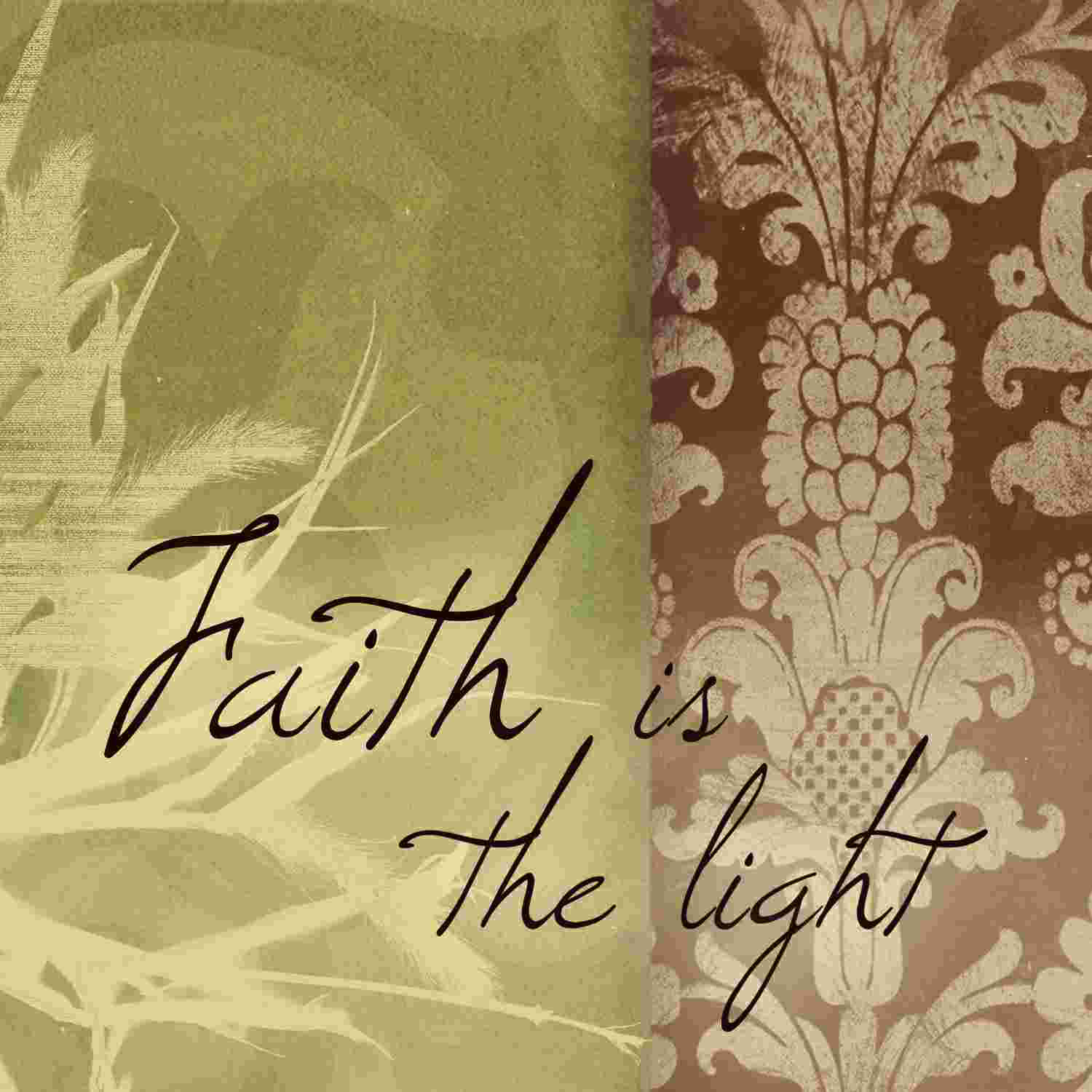 Trinx Faith Light Wrapped Canvas Print | Wayfair