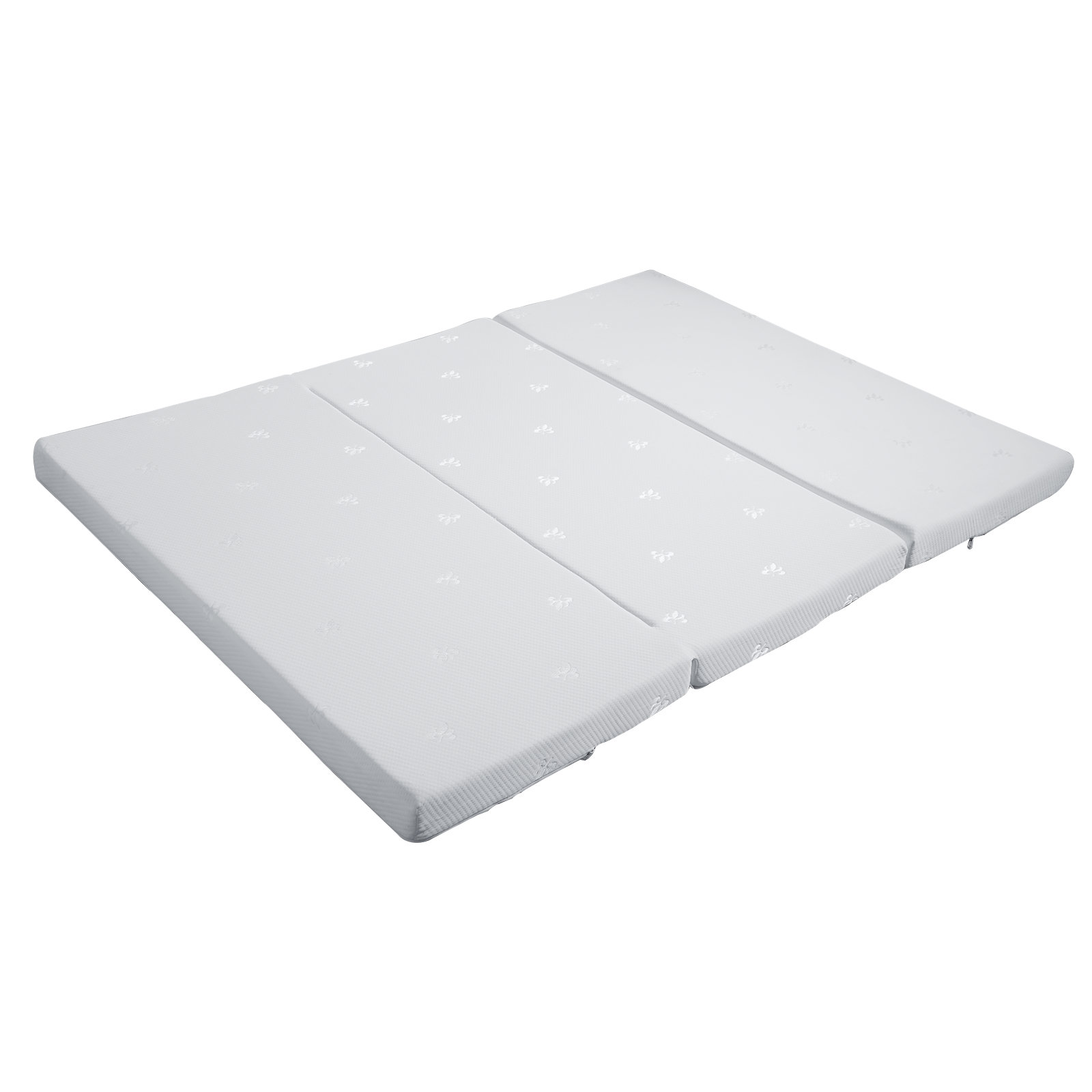 Alwyn Home Tri-Fold Memory Foam Mattress, Queen Mattress Folding With ...