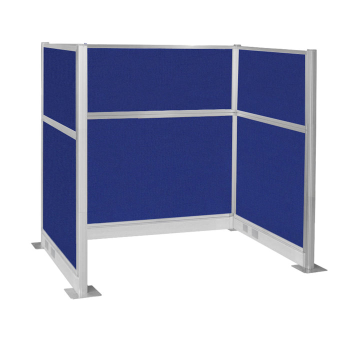 Versare Pre-Configured Hush Panel Electric Desk Partition | Wayfair
